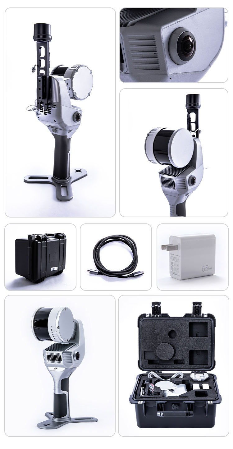 SLAM200 High-Precision Handheld Imaging LiDAR Scanner for 3D Mapping | FOXTECH ROBOT