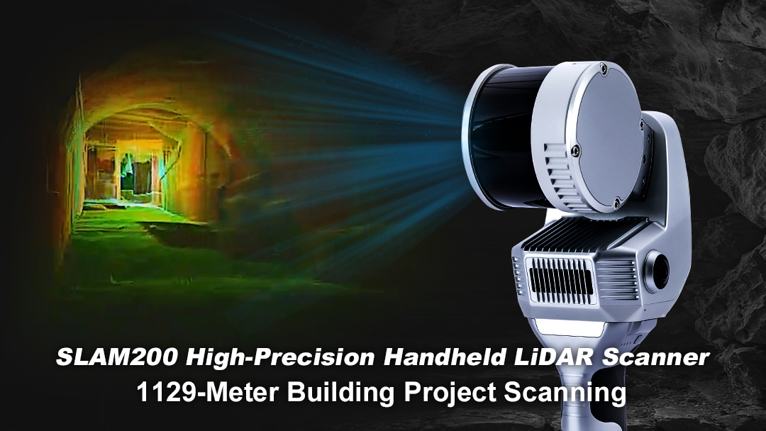 SLAM200 Handheld LiDAR | 1129-Meter Civil Air Defense Tunnel Scanned ...