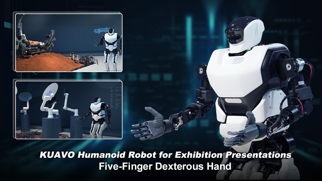 AI & Robotics Art Exhibition Guided by XTRON KUAVO-MY Humanoid Robot ...