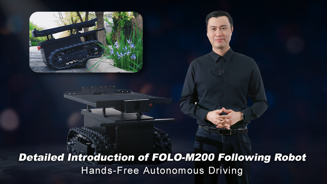 FOLO-M200 Mini Track Chassis Automatic Following Robot | FOXTECH ROBOT