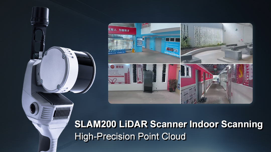 SLAM200 LiDAR Scanner | High-Precision Indoor 3D Mapping with Real-Time Point Clouds | FOXTECH ROBOT