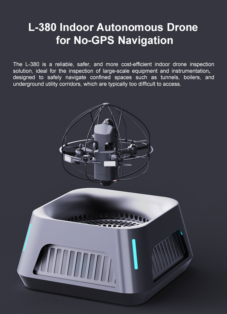 L-380 3D LiDAR Indoor Drone with Docking Station for Autonomous ...