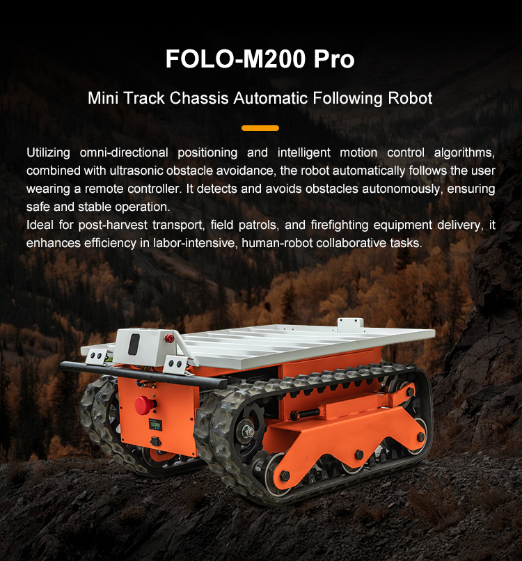 FOLO-M200 Pro Automatic Following Robot | FOXTECH ROBOT