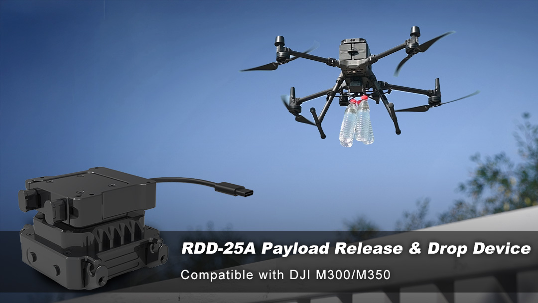 RDD-25A Payload Release and Drop Device for DJI Drones | FOXTECH ROBOT