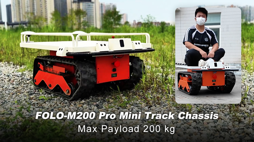 FOLO-M200 Pro Mini Track Chassis Automatic Following Robot | FOXTECH ROBOT
