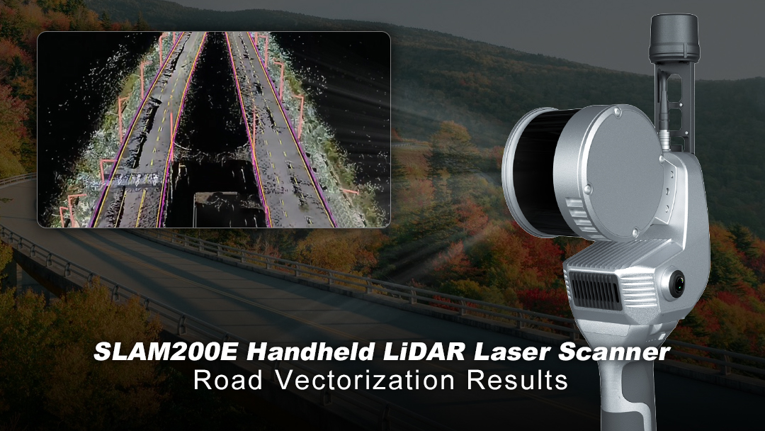 Scanner LiDAR portátil SLAM200E – Mapeamento 3D de alta precisão e ...