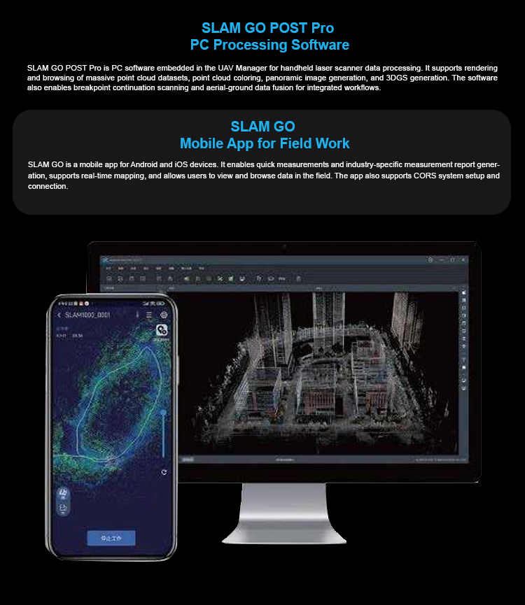 SLAM1000 Handheld LiDAR Scanner | FOXTECH ROBOT
