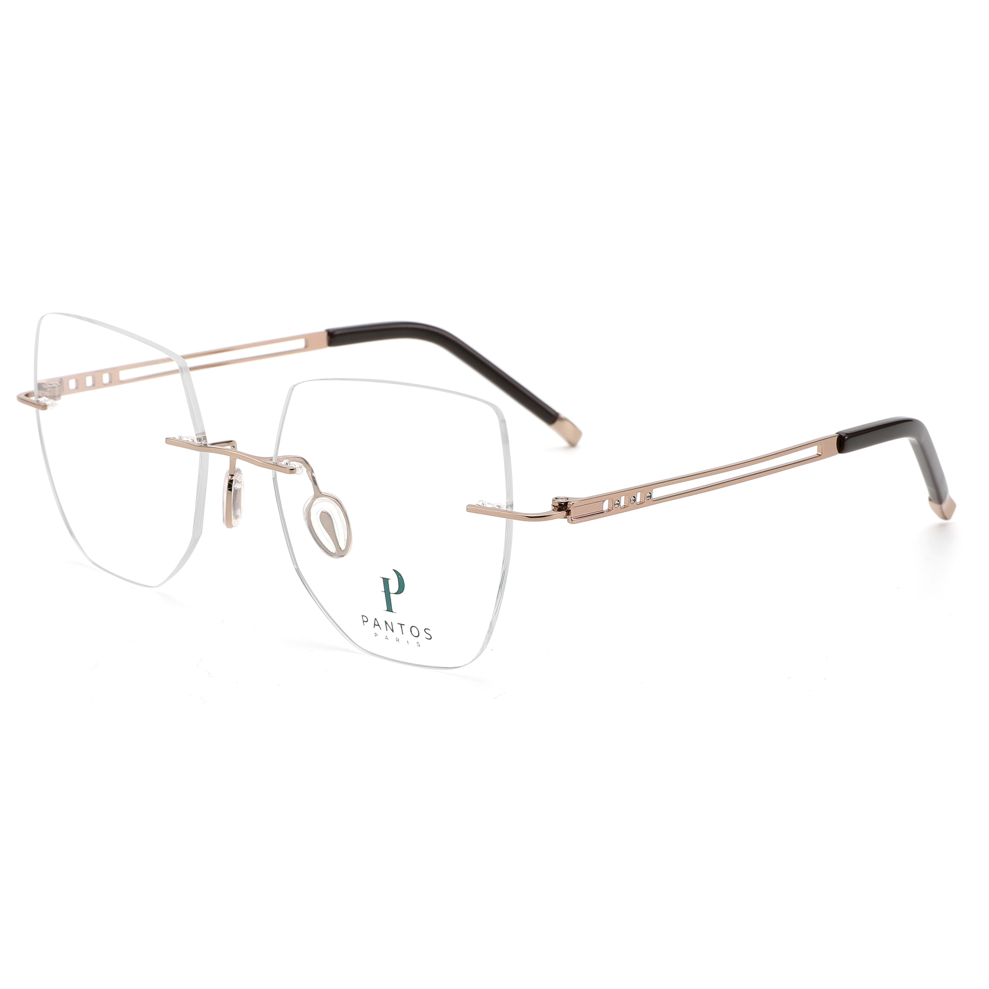 Monturas ópticas de lujo sin montura: gafas metálicas ligeras al por ...