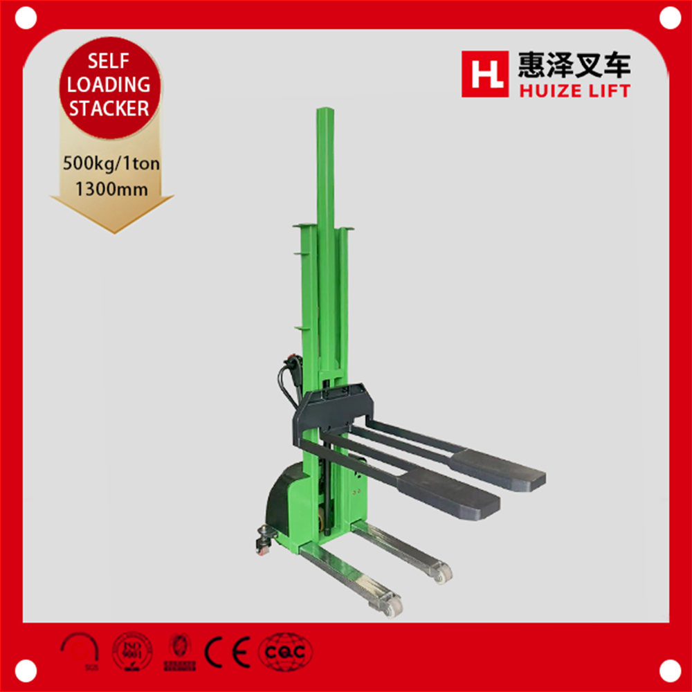Elektro-Hochhubwagen für Lagerhallen, 500 kg/1000 kg Tragfähigkeit, 1,3 ...