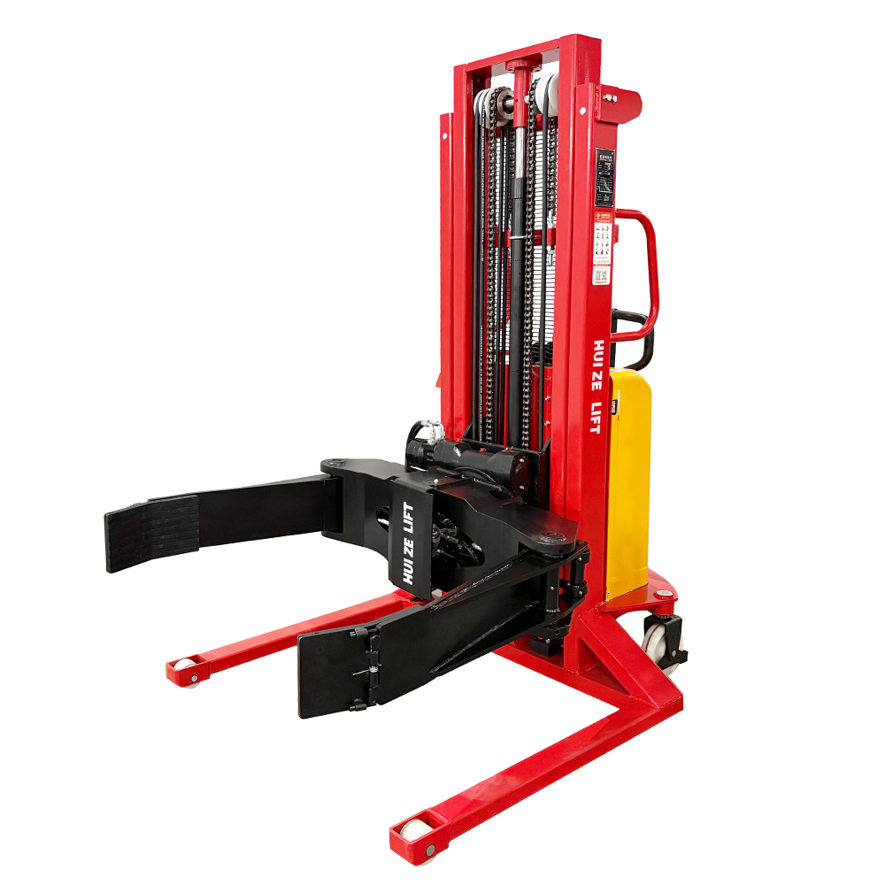 2026 500kg 1000kg Semi Electric Roll Lifter with 360 Degree Rotation ...