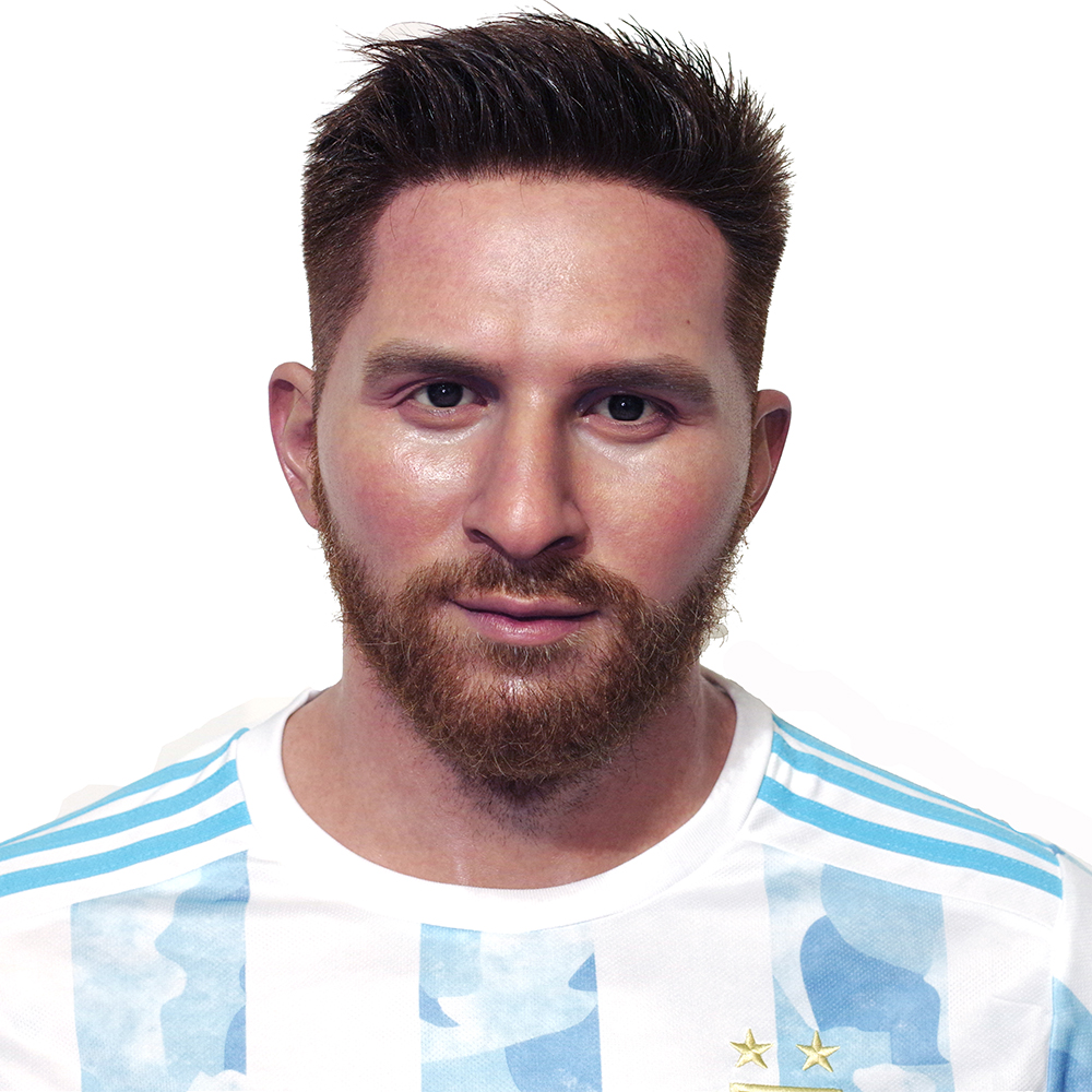 Life Size Museum Decor Iconic Football Legend Lionel Messi Wax Figure ...