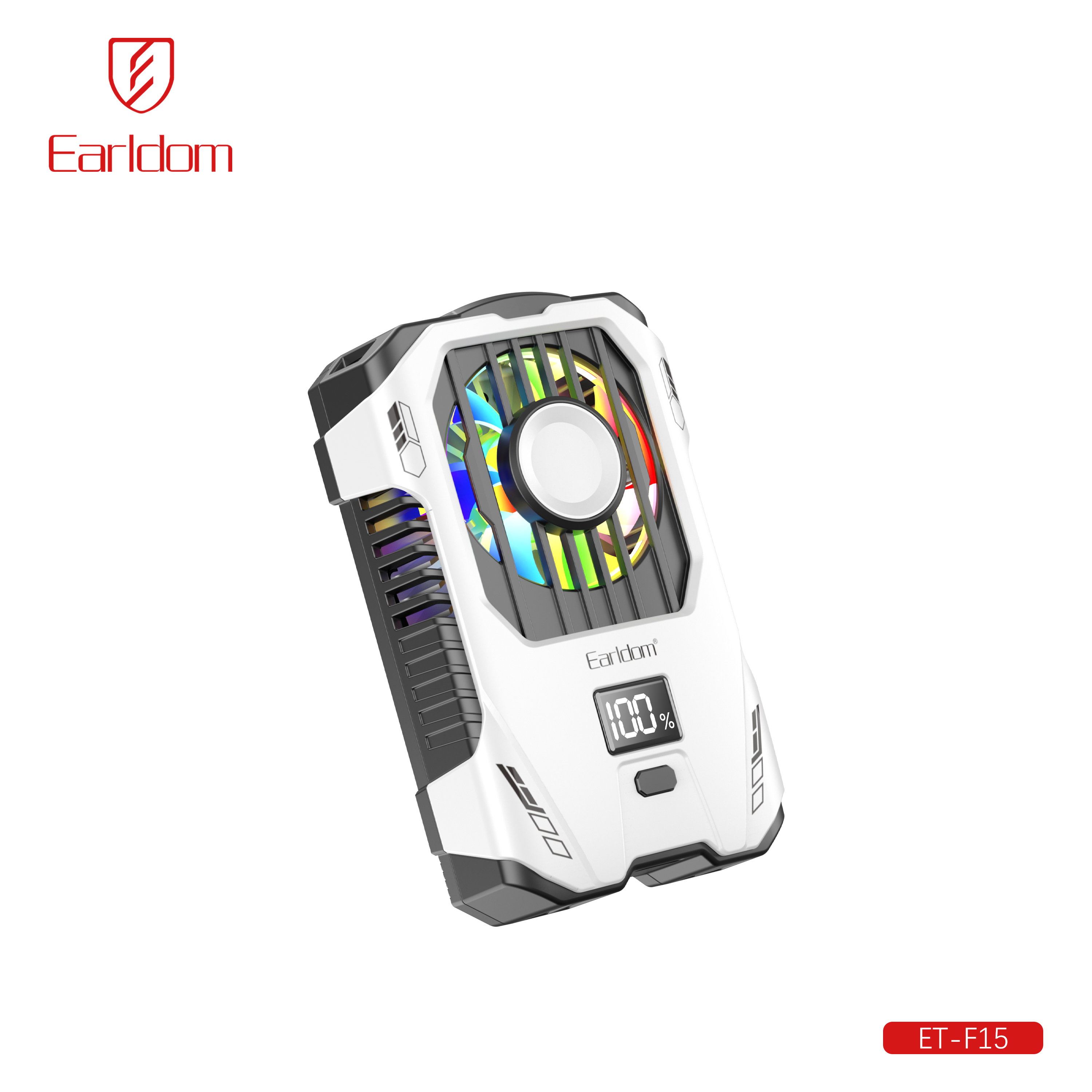 Back Clip Mobile Phone Cooler 2500mAH Semiconductor Cooling Fan ...