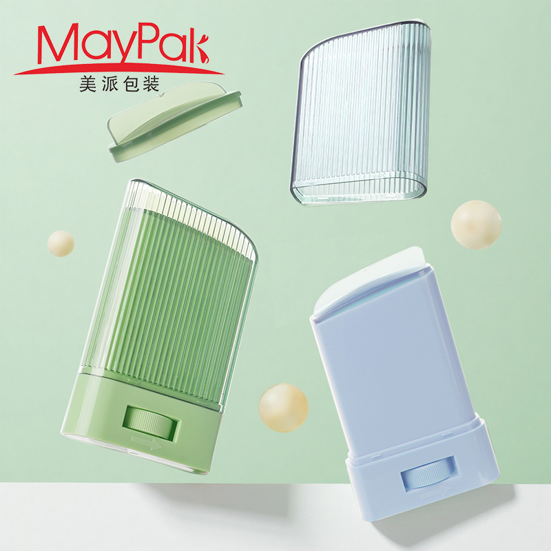 Luxury Eco Plastic 22g 22ml Empty Twist Up Oval Sunscreen Foundation ...