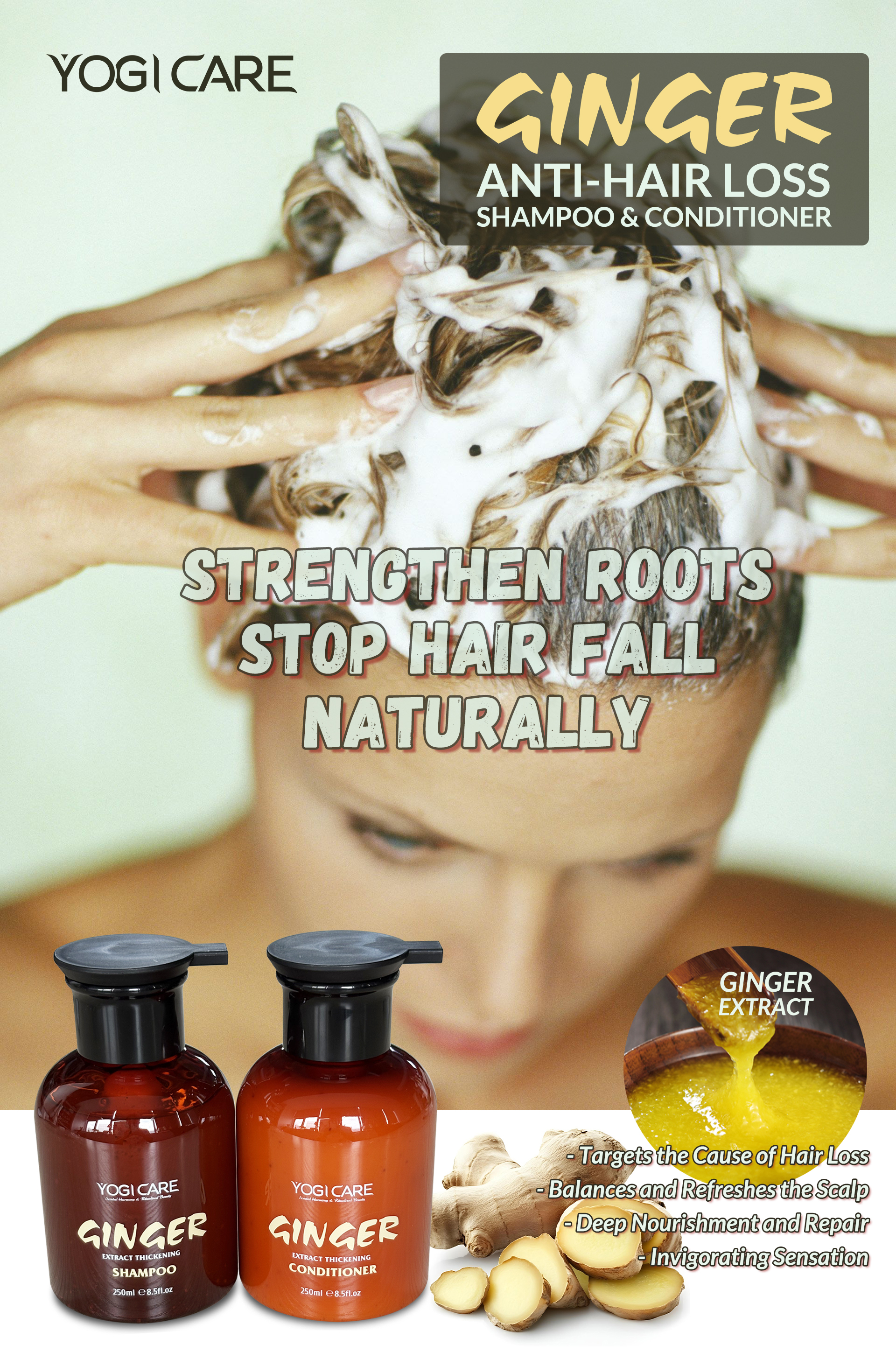 Create Your Own Ginger Shampoo & Conditioner with YOGI | YOGI Care