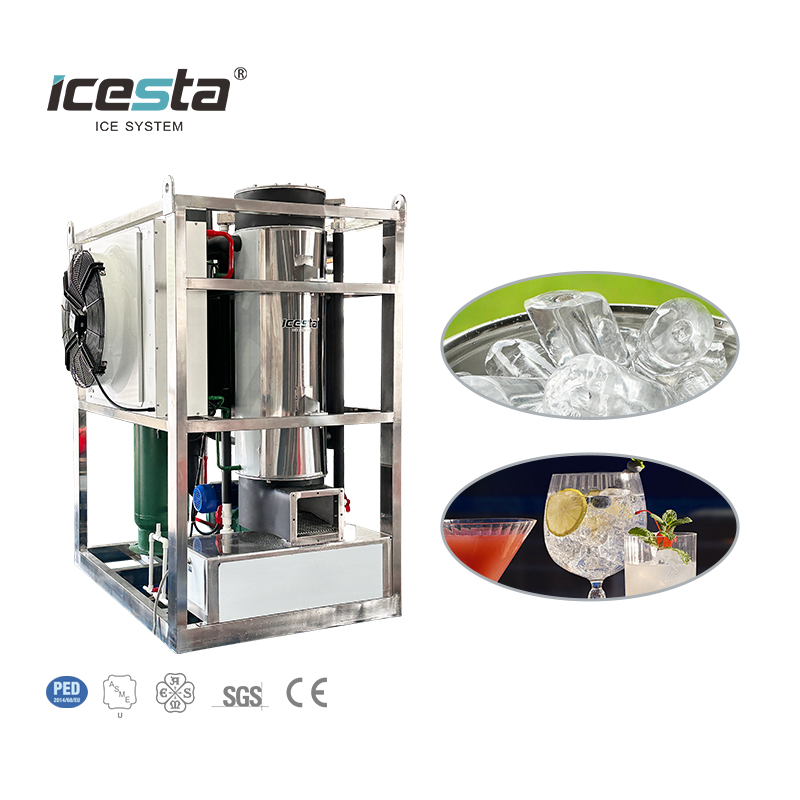 3 tons Tube Ice machine ICESTA industrial ice tube maker automatic ...